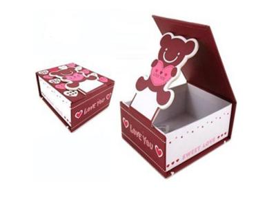 Cina Contenitore d'imballaggio di regalo carta fantasia/bordo di avorio decorativi rossi su ordinazione di AI/PDF/CDR in vendita