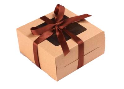 Cina Carta kraft Ecologica/contenitori d'imballaggio di carta per il pacchetto del dolce in vendita