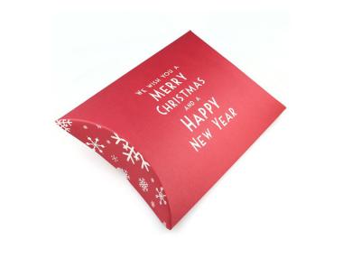 Cina Il Natale appoggia il contenitore di cuscino della carta patinata della laminazione di Matt della scatola/carta kraft Per il Natale in vendita