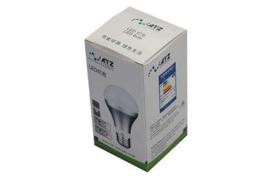 China Caixas de empacotamento do Livro Branco que empacotam a impressão deslocada para o bulbo do diodo emissor de luz à venda