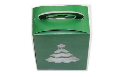 Cina Il doppio ha affrontato l'albero bianco che stampa i piccoli contenitori di regalo di Natale con il fondo automatico in vendita