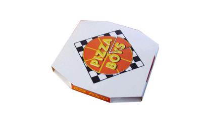 Cina La pizza di riciclaggio vuota su misura inscatola 250gsm/ha ondulato i contenitori di carta kraft in vendita