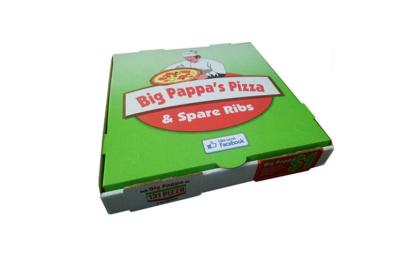 Cina Scatola d'imballaggio di carta del mestiere amichevole eco-/scatola di carta ondulata f flauto per pizza in vendita