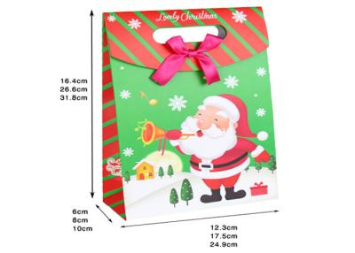 Cina Borse di carta del regalo con le maniglie, imballaggio del regalo della borsa per il giorno di Natale in vendita