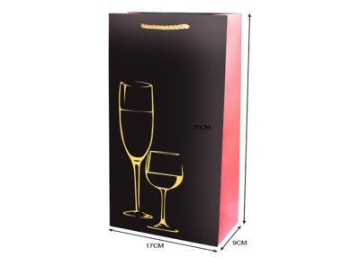 Cina Il regalo della carta del vino del regalo insacca con le maniglie/stampa variopinta in vendita