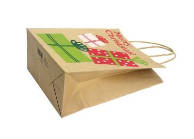Cina Borse amichevoli eco- del regalo della carta kraft Colorata delle maniglie di torsione per comperare in vendita