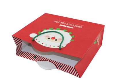 Cina Il regalo di carta di Natale rosso insacca per i bambini/le borse drogheria della carta con le maniglie in vendita
