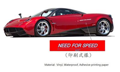 Cina La lettera/logo decorativi ha tagliato le decalcomanie a stampo tagliente libere dell'autoadesivo per la carrozzeria in vendita