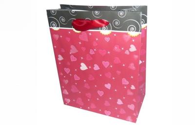 Cina Piccole borse normali riciclate adorabili del regalo della carta di rosa del mestiere per le donne in vendita