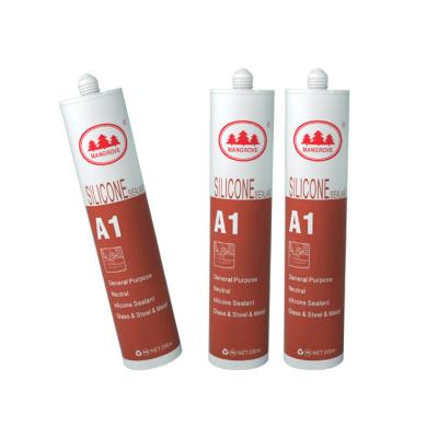 China 590ml Capacity Acid Silicone Sealant for Non-flammable and ≤1mm Slumpability in Building Projects for sale