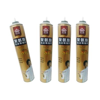 China 750ml Multi-Purpose Polyurethane Construction Sealant Insulation Foam with 60x Yield Rate and -40°C to +100°C Temperature Range for sale