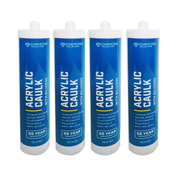 Quality Construction Grade Siliconized Acrylic Sealant White 9009-54-5 for sale