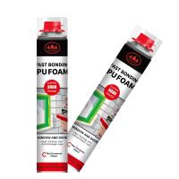 China HUANGSHIKANG Polyurethane Foam Sealant 750ML Expanding Gap Filler for Construction Automotive for sale
