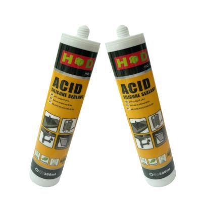 China Fast Cure Waterproof Clear Acid Silicone Sealant Window Door Home for sale