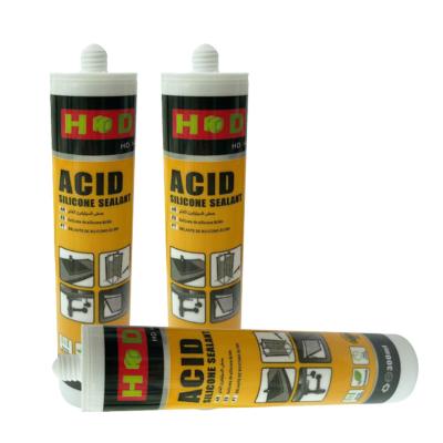 China Waterproof Clear Acid Cure One Component Silicone Sealant For Window for sale