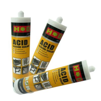 China OEM Black Acetic General Silicon Glue Waterproof Glass Window for sale