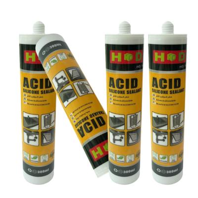 China High Grade Wholesale White Acetic Silicone Sealant Window Bathroom for sale