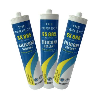 China OEM Black Neutral Cure Anti-Mildew Waterproof Glass Window Sealant for sale