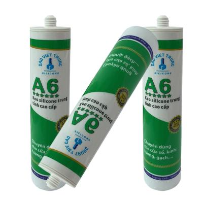 China OEM Factory Excellent Weather Resistance Fast Room-Temperature Curing Curtain Wall Acid Silicone Sealant for sale