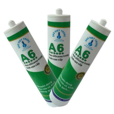 China Acid Silicone Sealant Sealing Window Door Edges Bathroom Kitchen Gaps Adhesive for sale