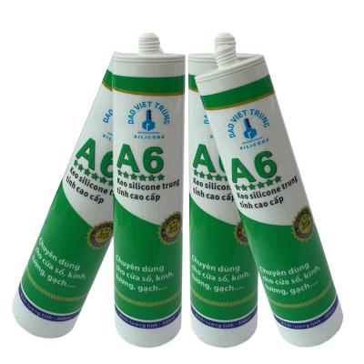 China Free Samples GP Clear Weatherproof Glass and Metal Acetic Glass Glue Adhesive Silicone Sealant for sale