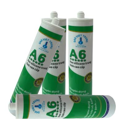 China Oem Factory 300ml Acid Eco-Friendly Silicone Waterproof Adhesive Sealant Single Component for sale