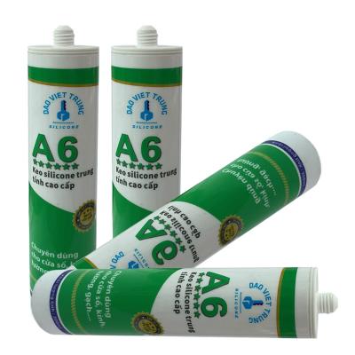China Waterproof Clear Acid Silicone Sealant Bathroom Kitchen Window Home for sale