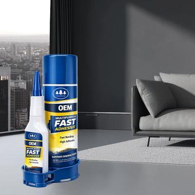 China Oem Factory 400ml+100gm Fast Adhesive AB Glue Two Component Multifunctional Fast Glue 8 Second Bond for sale