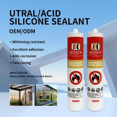 China Export Isreal Kitchens and Bathrooms Weatherproofing Waterproofing and Mold Resistance Strong Neutral Silicone Sealant for sale