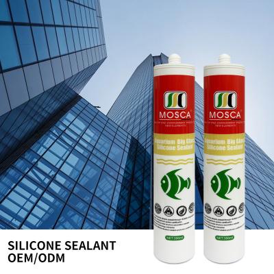 China 300ml White Color Silicone Sealant Stone And Tile High Bonding Neutral Curing Silicone Adhesive for sale