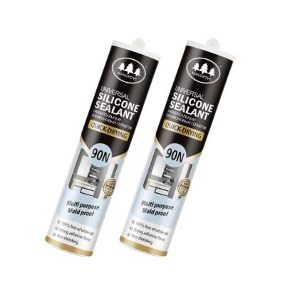China Structural Glazing Silicone Sealant Sun Roof and Waterpipe Acid Non-toxic Glass Silicone Sealant for sale