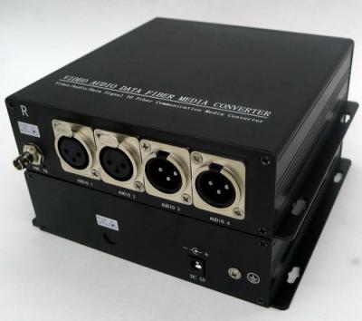 China 2-ch BIDI XLR Banlanced audio to fiber converter,Banlanced audio over fiber extender,banlanced audio fiber transmitter for sale