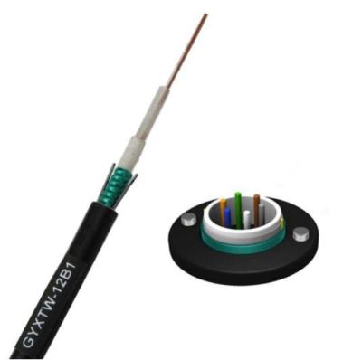 China GYXTW G652D 2 4 6 8 16 24 cabos de fibra ótica aéreos blindados à venda