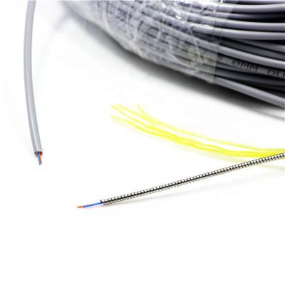 Cina Cavo a fibre ottiche misto corazzato del duplex beige d'acciaio della metropolitana in vendita