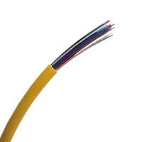 China GJFJH Indoor Communication 12 Core Multimode Fiber Optic Cable 6mm Tight Buffer for sale