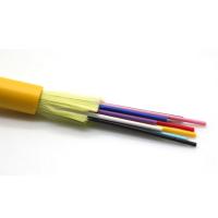 China GJFJH Indoor Communication 12 Core Multimode Fiber Optic Cable 6mm Tight Buffer for sale