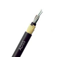 China ADSS Fiber Optic Cable 24 Core Single Mode 9.5mm Outdoor Aerial Dielectric Self Supporting for sale