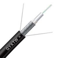 China GYXTW Single Mode Outdoor Armoured Fiber Optic Cable 2-12 Cores G652D for sale