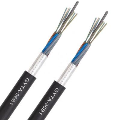 Cina Cavo a fibre ottiche d'acciaio a fibra ottica del membro di forza centrale g652 di GYTA in vendita