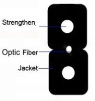 China 1 Core FTTH SC Drop Cable Fiber Optic Patch Cord 2.0x3.0mm G657A2 for sale