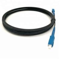 China 1 Core FTTH SC Drop Cable Fiber Optic Patch Cord 2.0x3.0mm G657A2 for sale