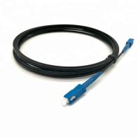 China 1 Core FTTH SC Drop Cable Fiber Optic Patch Cord 2.0x3.0mm G657A2 for sale