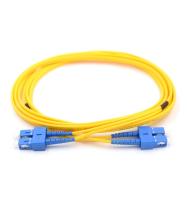 China Networking FTTH Single Mode 3M SC/APC Simplex Fiber Optic Patch Cord for sale
