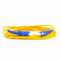 China LSZH PVC Jacket 3M Simplex LC APC Single Mode Fiber Patch Cord for sale