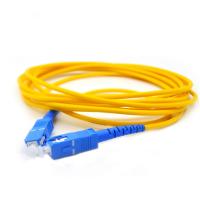 China LSZH PVC Jacket 3M Simplex LC APC Single Mode Fiber Patch Cord for sale