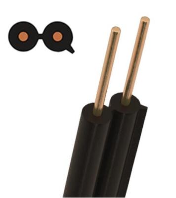Cina Conduttore di cavo all'aperto della lamella dei 2 centri Telephone Copper Cable in vendita