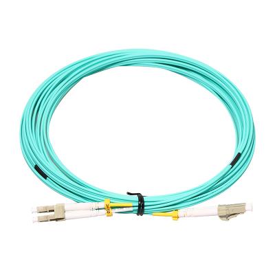 Cina OM4 misto duplex 2 misura 50/125 di cavo con un contatore di toppa a fibra ottica di LC in vendita