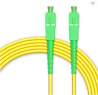 China SC/APC to SC/APC Single Mode Simplex LSZH Fiber Optic Patch Cable 3m for sale