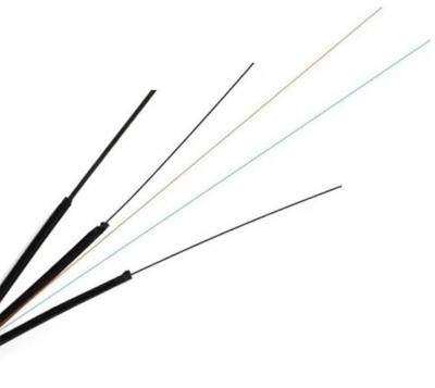Cina Cavo a fibre ottiche piano basso della guaina FTTH di attrito LSZH con il messaggero cadente in vendita