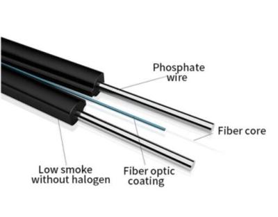 Cina Cavo a fibre ottiche monomodale del rivestimento all'aperto dell'HDPE per FTTH in vendita
